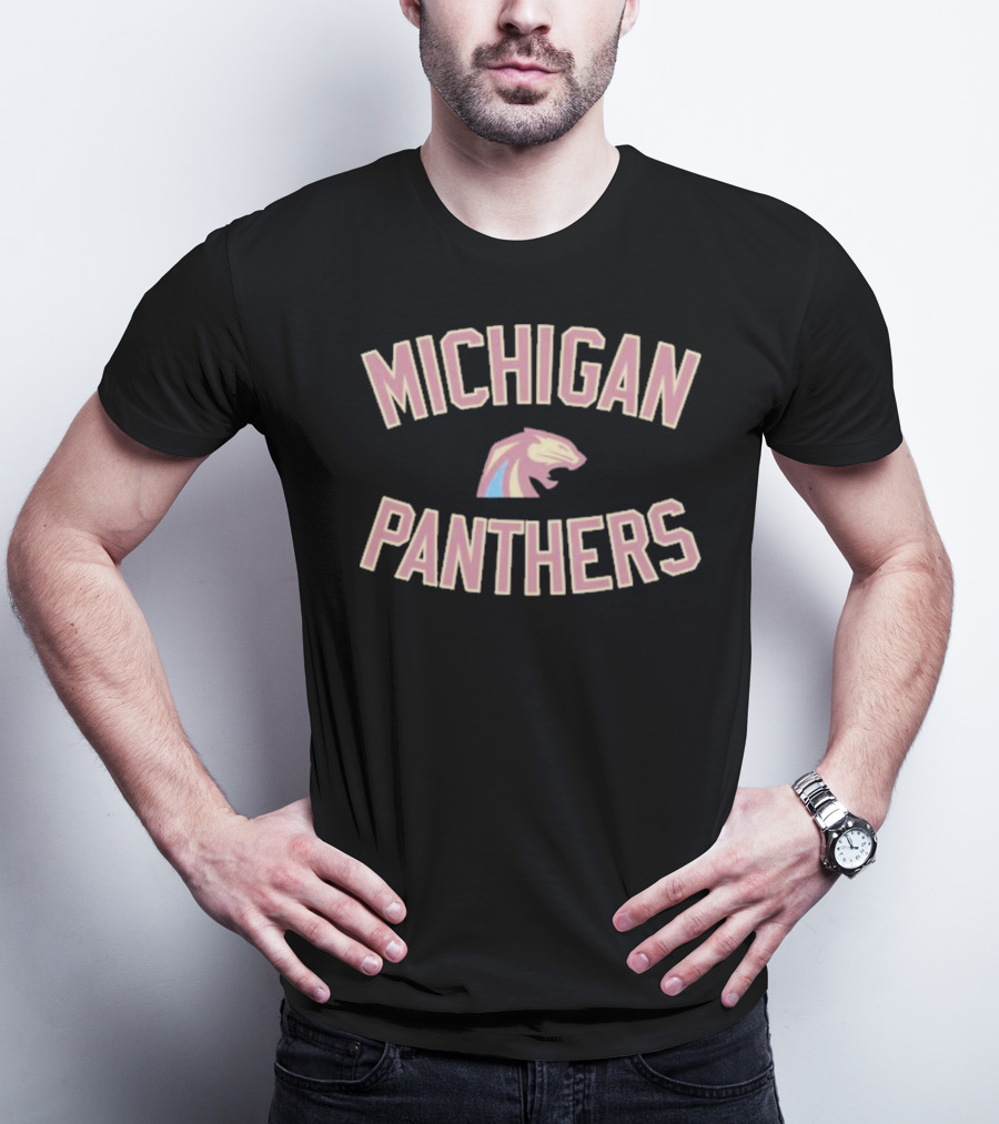 Michigan Panthers USFL Football Team T-Shirt