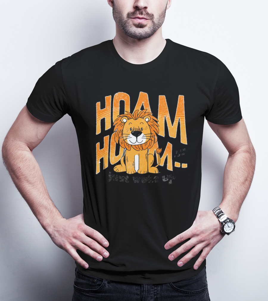 HOAM HOAM Just Woke Up Lion T-Shirt