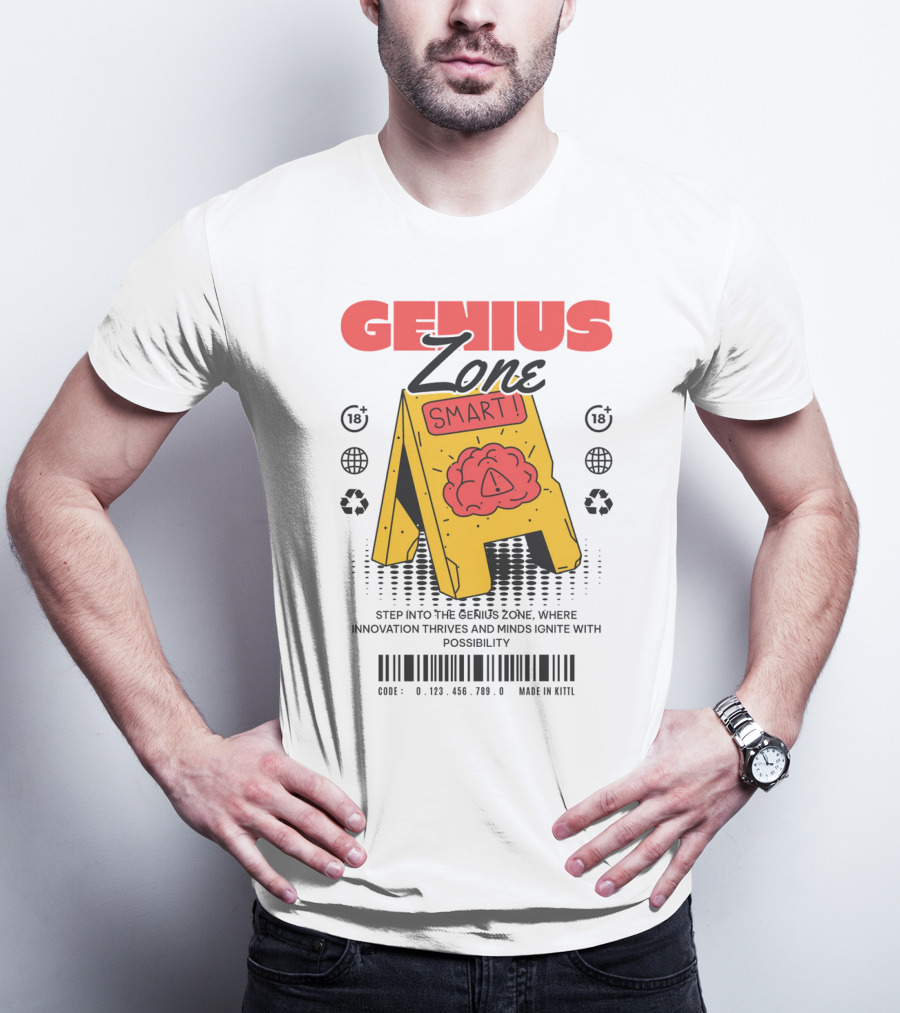 GENIUS ZONE SMART BRAIN SIGN T-Shirt