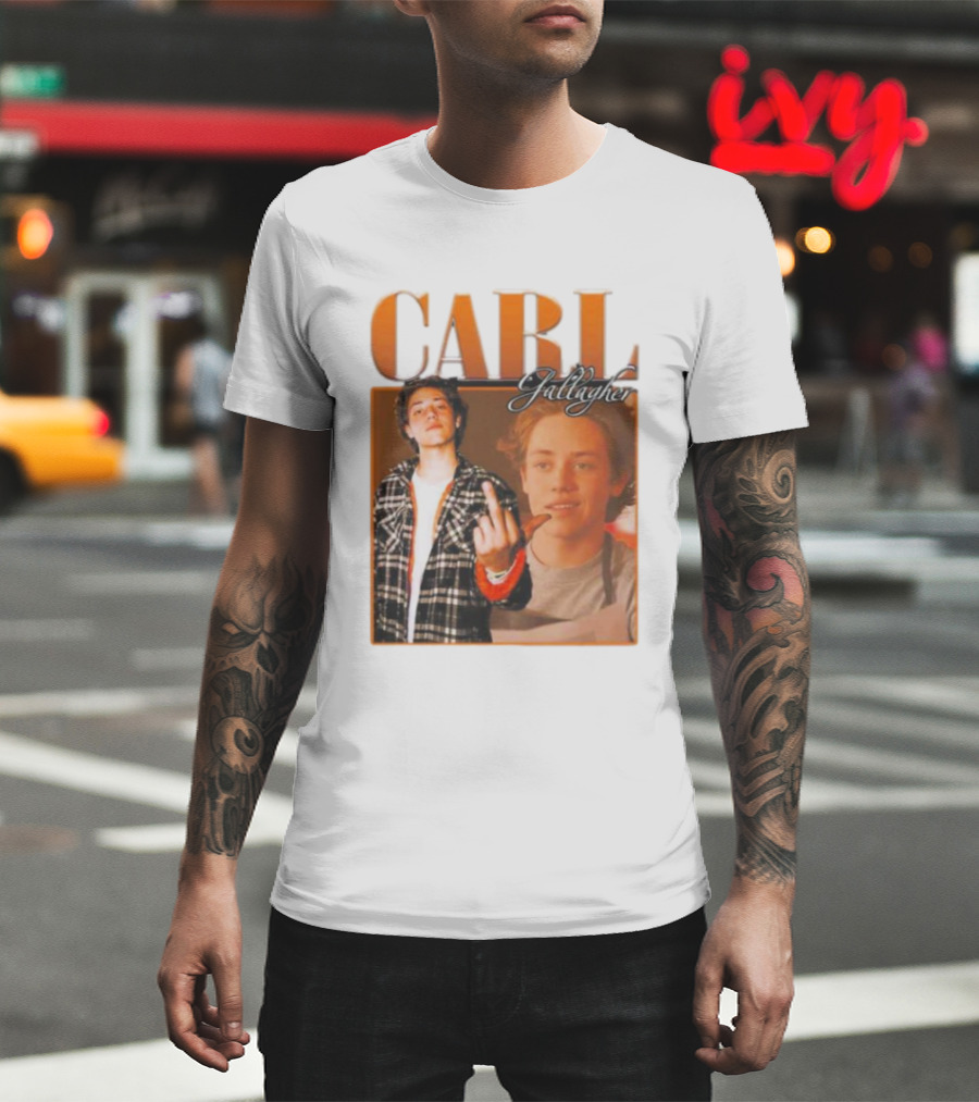 Carl Gallagher 90s Inspired Grunge Aesthetic With Attitude T-Shirt