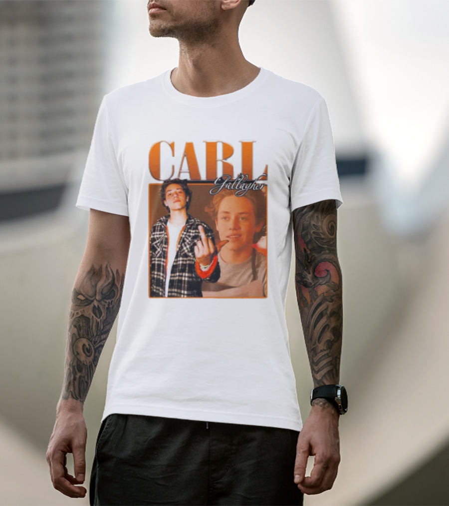 Carl Gallagher 90s Inspired Grunge Aesthetic With Attitude T-Shirt