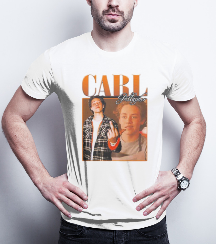 Carl Gallagher 90s Inspired Grunge Aesthetic With Attitude T-Shirt