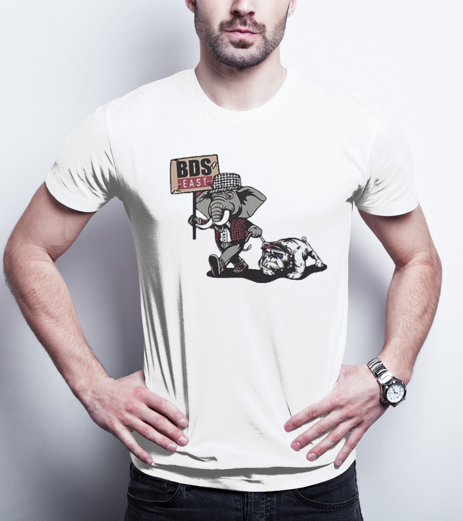 ALABAMA BDS East Elephant With Bulldog T-Shirt