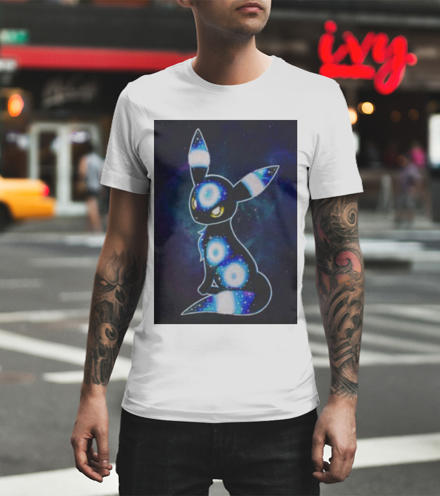 Umbreon Galaxy Cosmic Pokemon T-Shirt