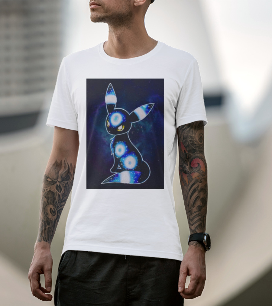 Umbreon Galaxy Cosmic Pokemon T-Shirt