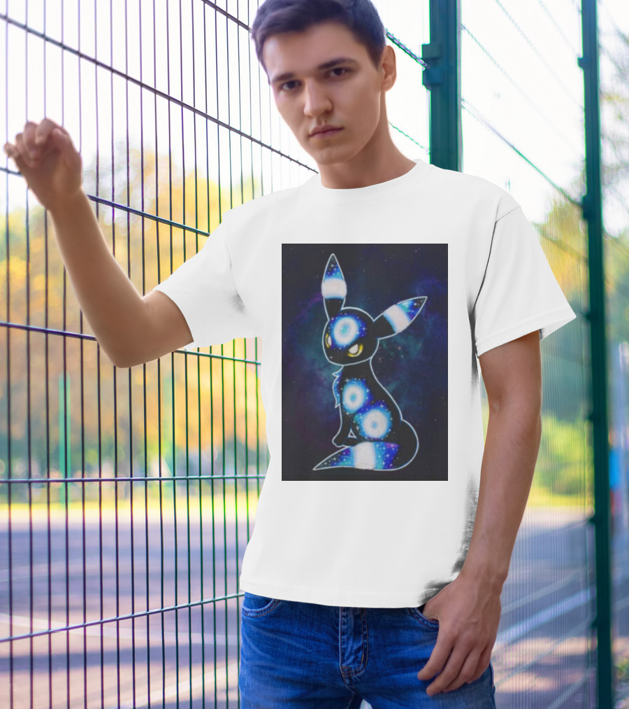 Umbreon Galaxy Cosmic Pokemon T-Shirt