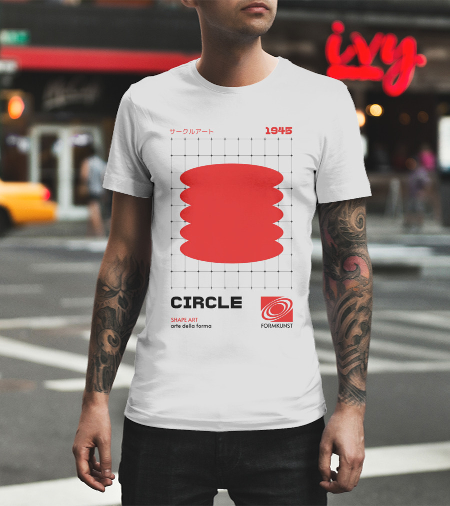 Circle Shape Art 1945 サークルアート Formkunst Arte Della Forma T-Shirt