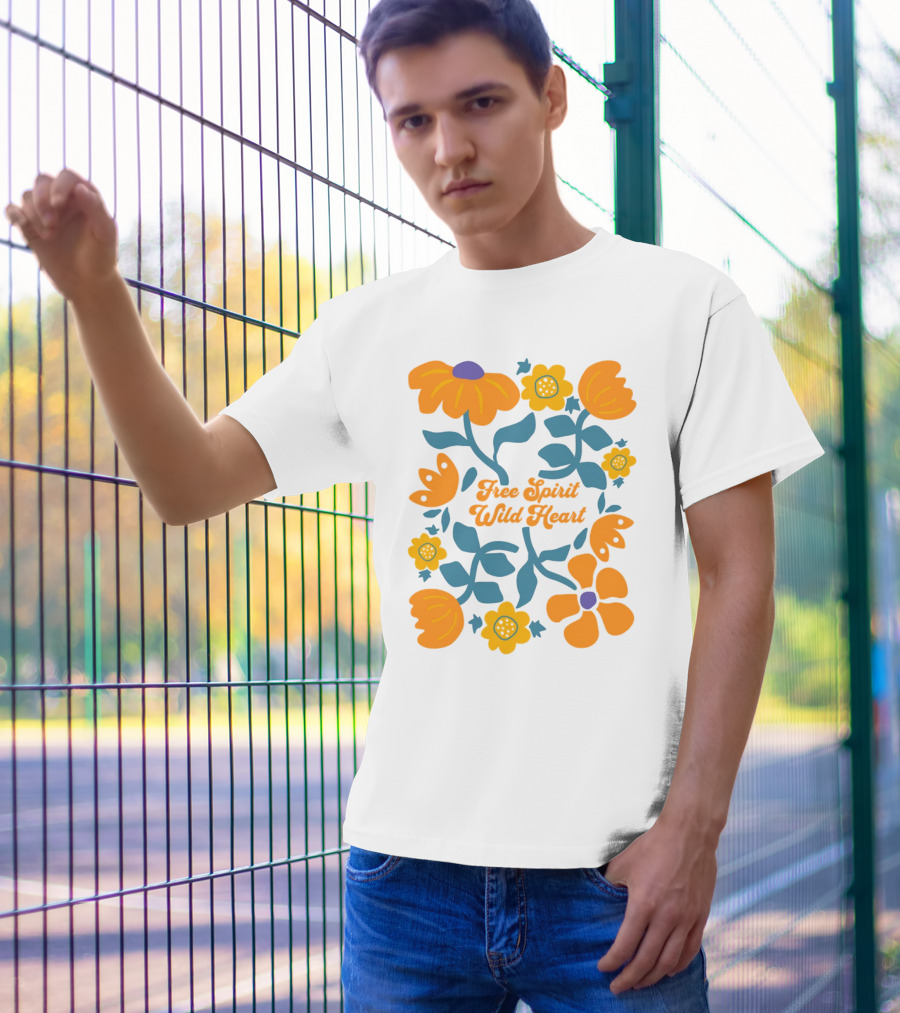 Free Spirit Wild Heart Floral T-Shirt