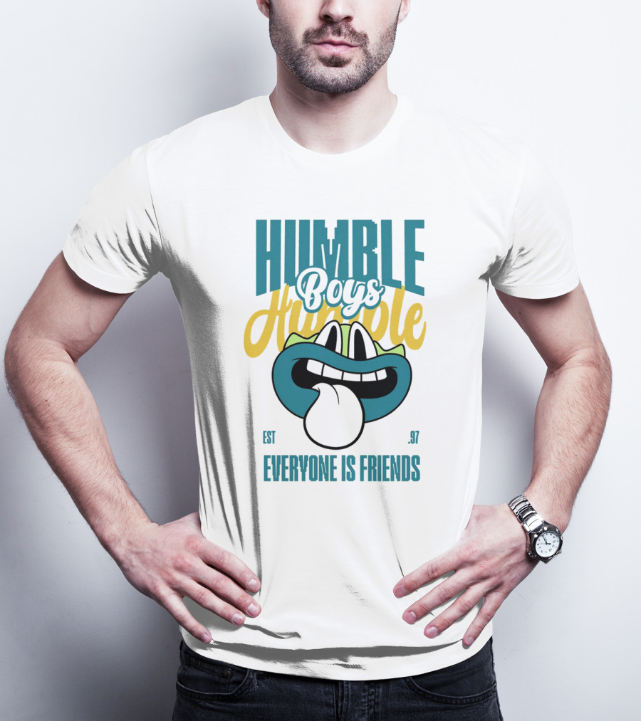 Humble Boys Everyone Is Friends Humble Est. 97 T-Shirt
