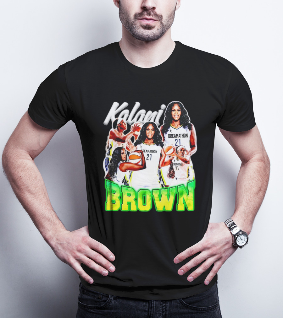 Kalani Brown Dreamathon 21 Basketball Legends T-Shirt