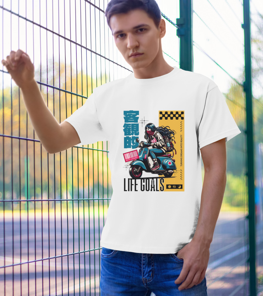 LIFE GOALS LITTLE APPAREL TURNING DREAMS INTO REALITY T-Shirt
