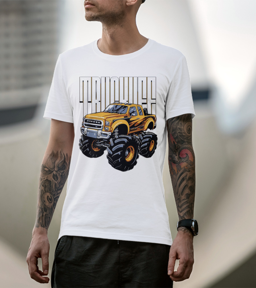 Trucklife Adventure Never Slowing Down Monster Truck T-Shirt
