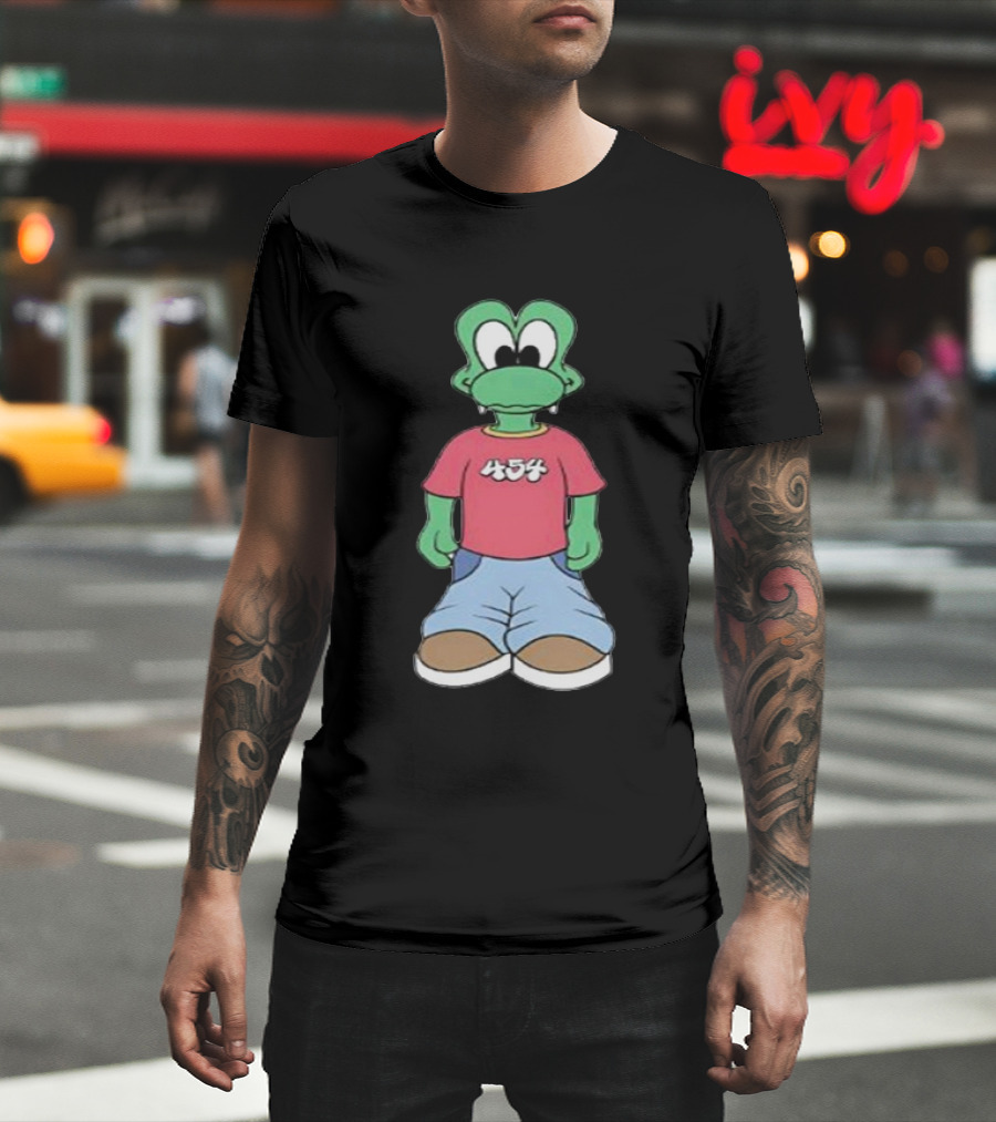 454 Life Double Green Character With 454 T-Shirt