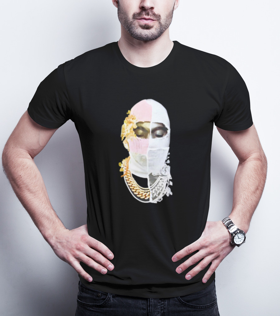 Lamine Yamal Ih Nom Uh Nit Kanye Yeezus Masked Face T-Shirt