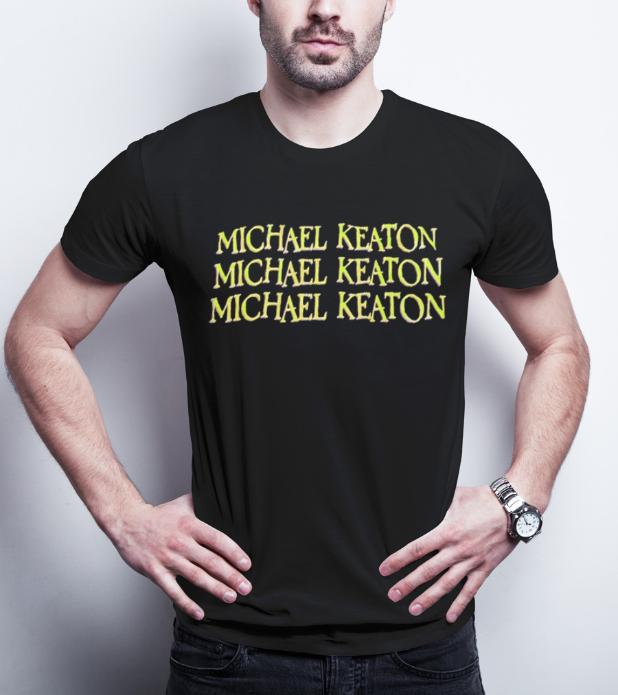 Michael Keaton Batman Beetlejuice Iconic Actor T-Shirt