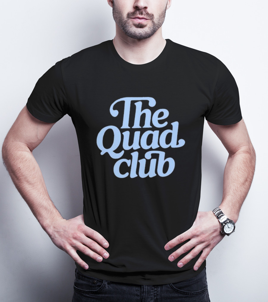 The Quad Club Black Quadrant T-Shirt