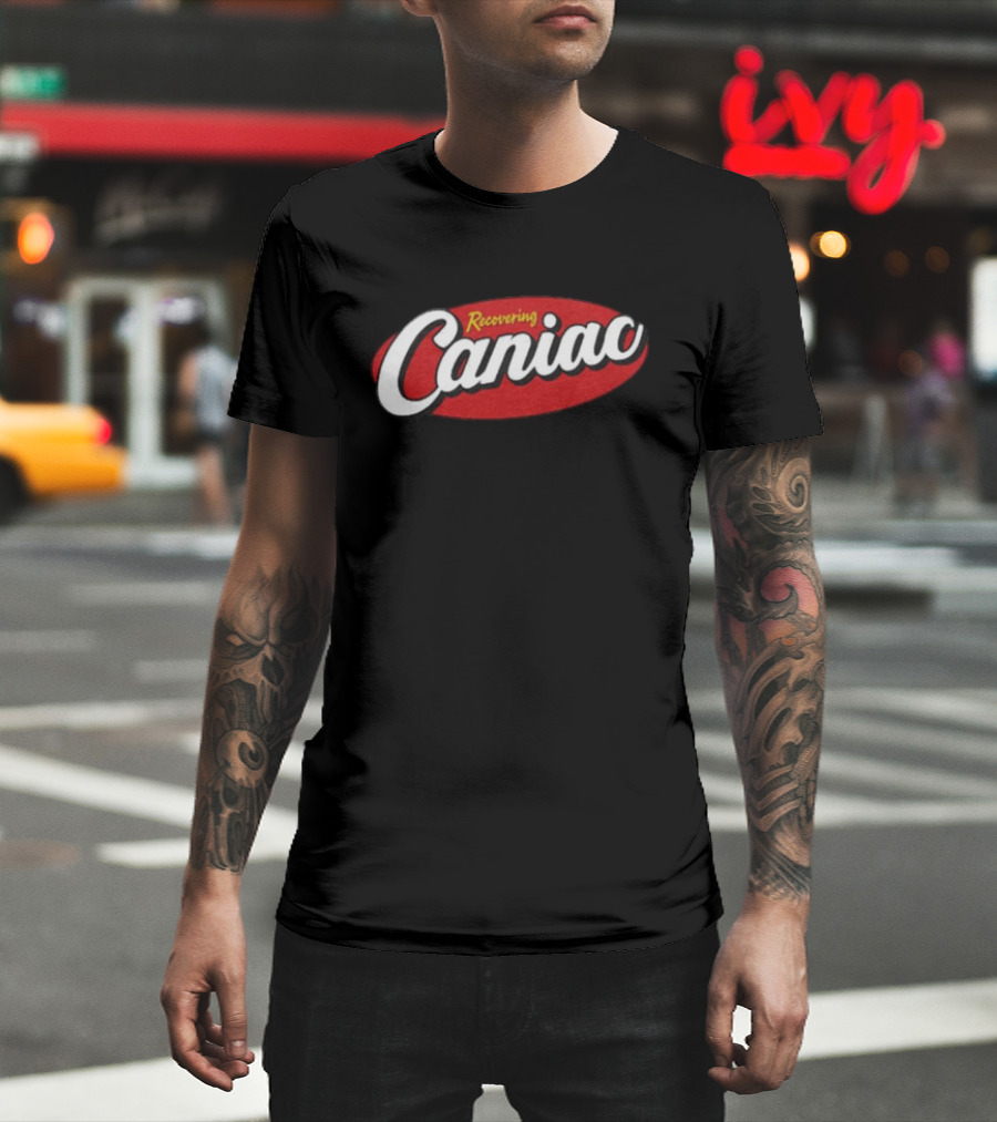 Recovering Caniac Red T-Shirt