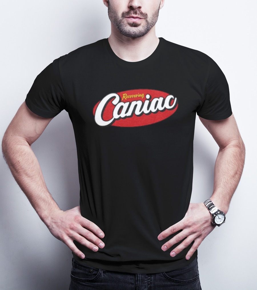 Recovering Caniac Red T-Shirt