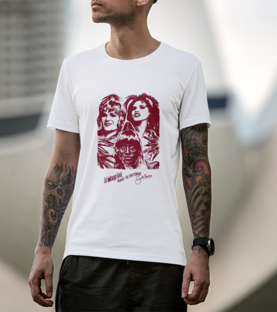 To Wong Foo Thanks For Everything Julie Newmar Red Faces T-Shirt