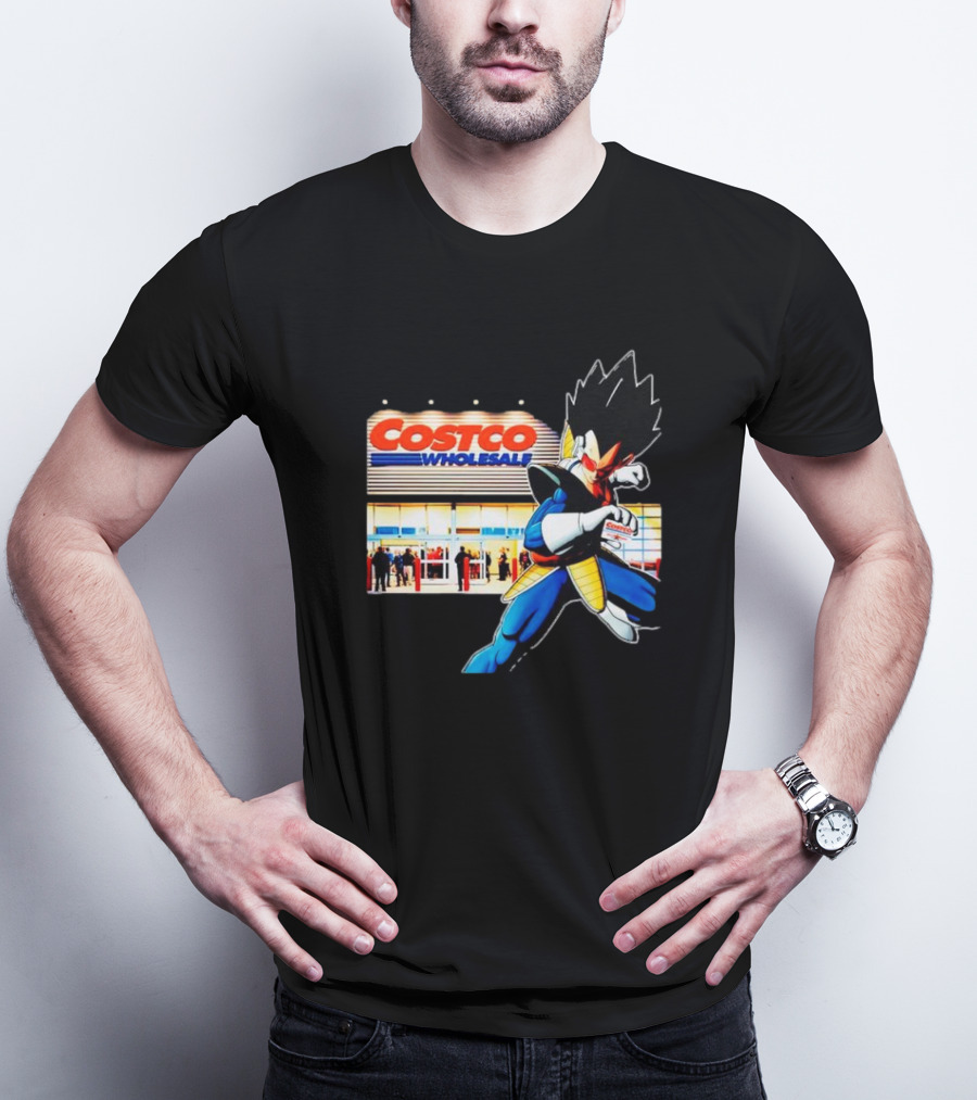 Prince Of Savings Costco Wholesale Vegeta Anime Icon At Storefront T-Shirt