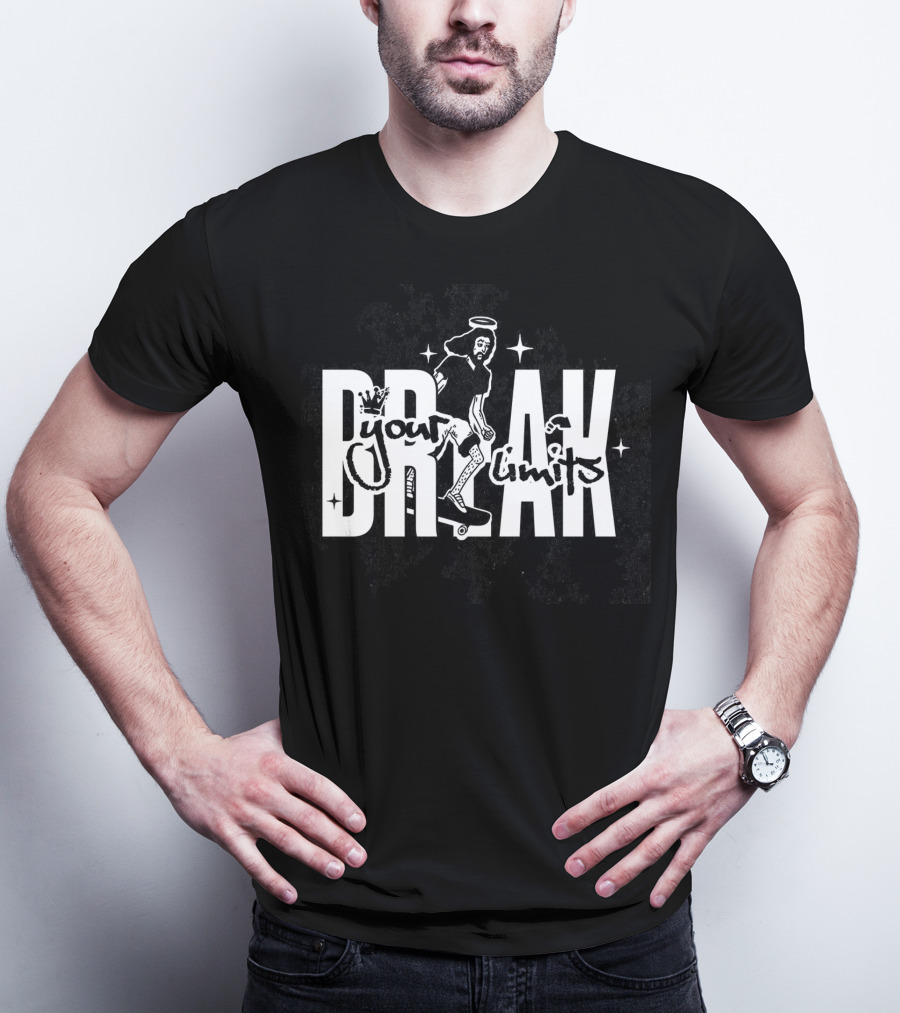 Break Your Limits Skateboard Angel T-Shirt