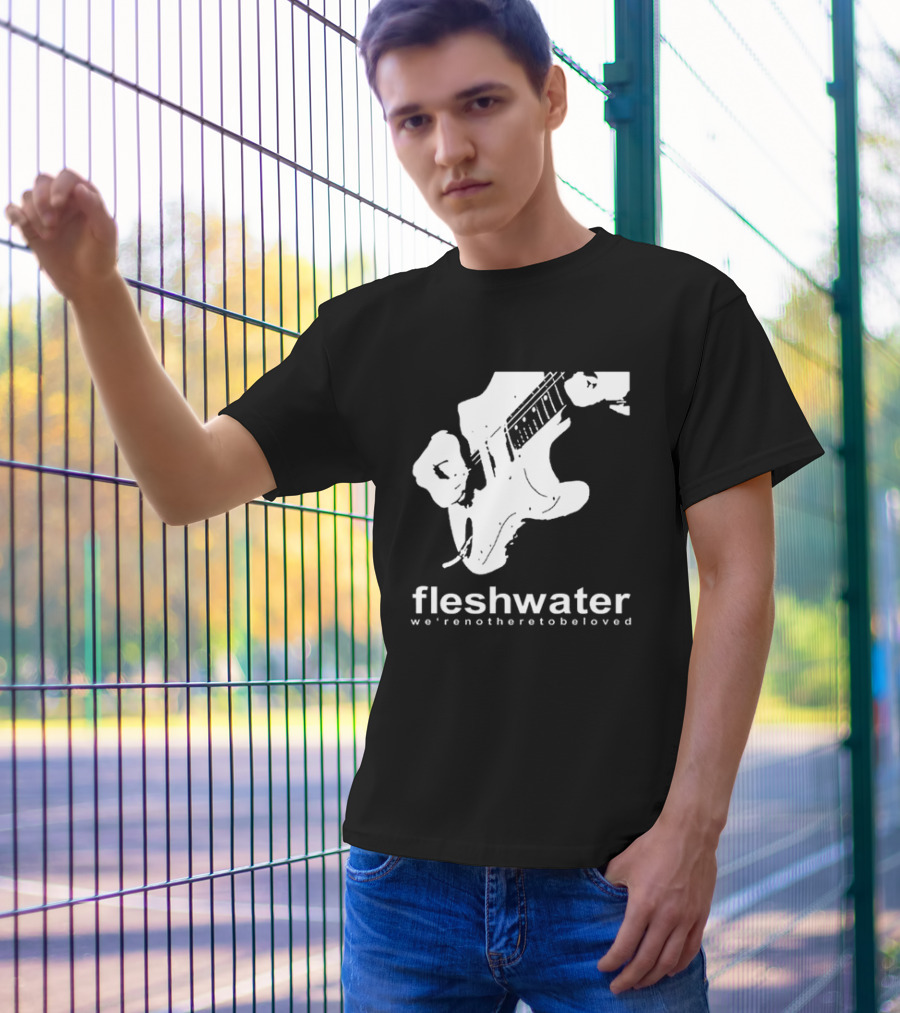Closed Casket Activities Fleshwater We're Not Here To Be Loved Strat T-Shirt