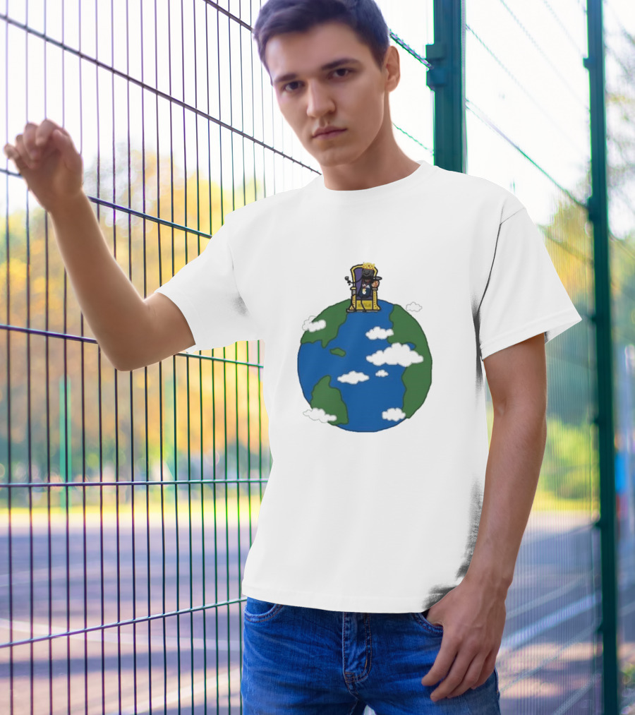 King Of The World James Throne On Earth T-Shirt