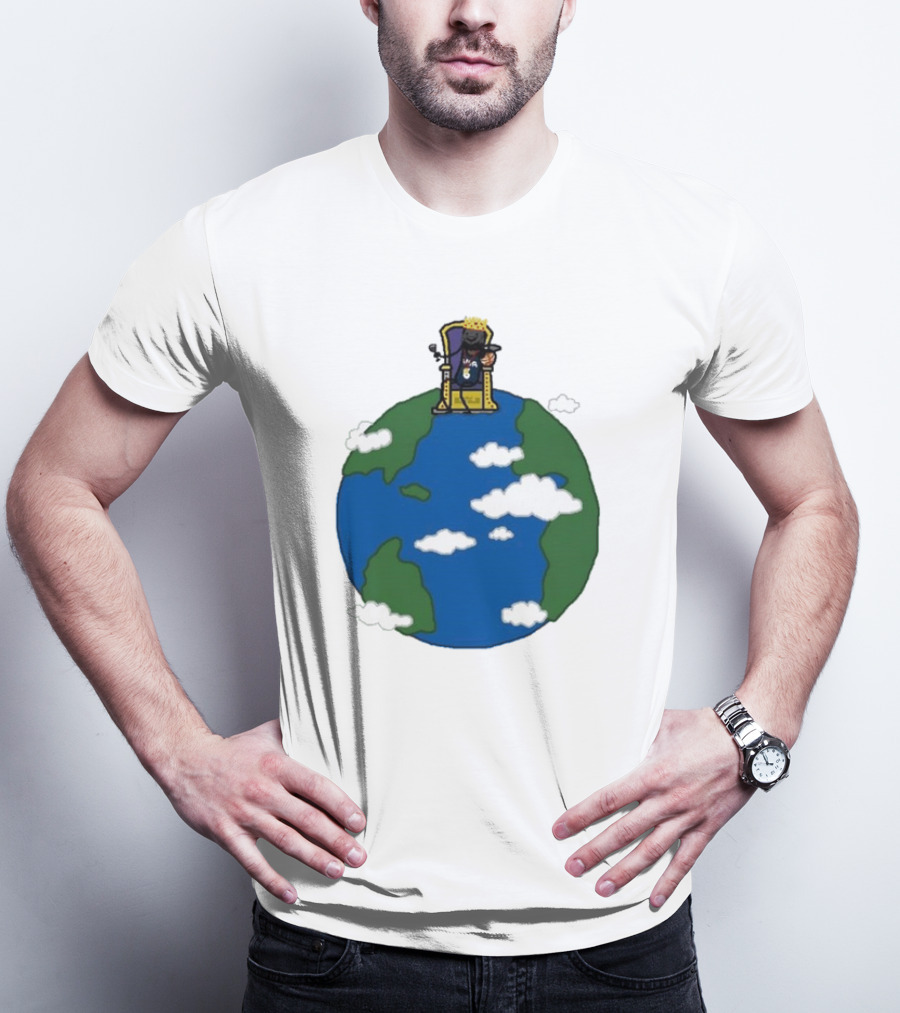 King Of The World James Throne On Earth T-Shirt