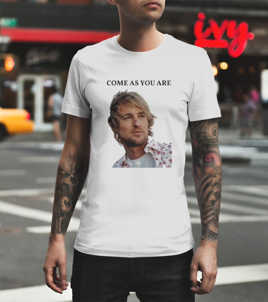 Come As You Are Owen Wilson Nirvana T-Shirt