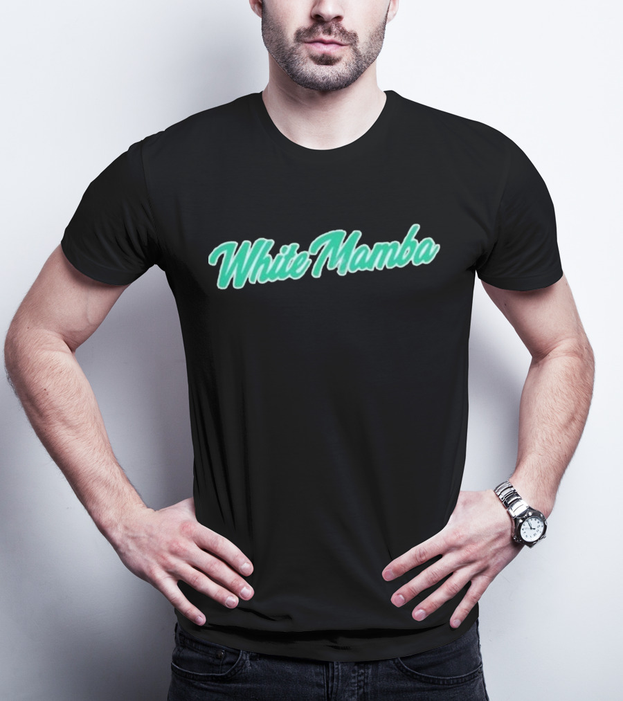 White Mamba Basketball Icon Legend T-Shirt
