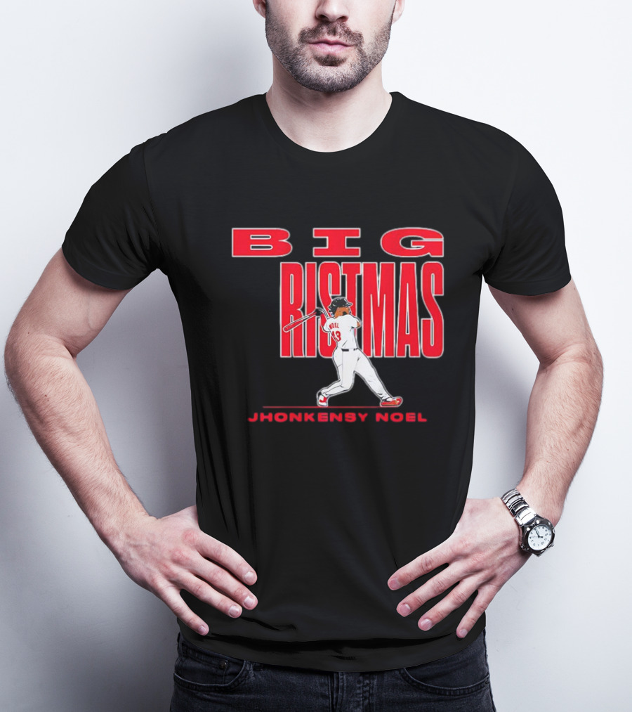 Jhonkensy Noel Cleveland Guardians Big Christmas Bigrismas T-Shirt