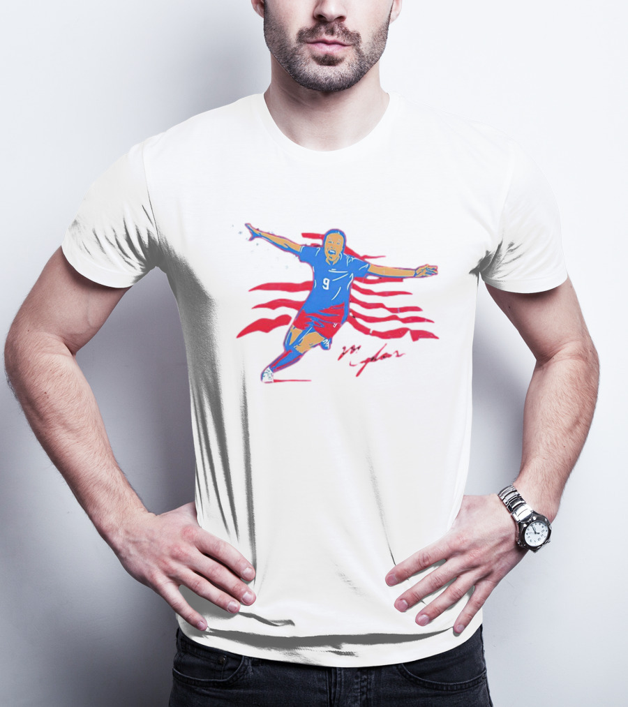 Mallory Swanson Golden Goal USA Soccer Patriotic T-Shirt