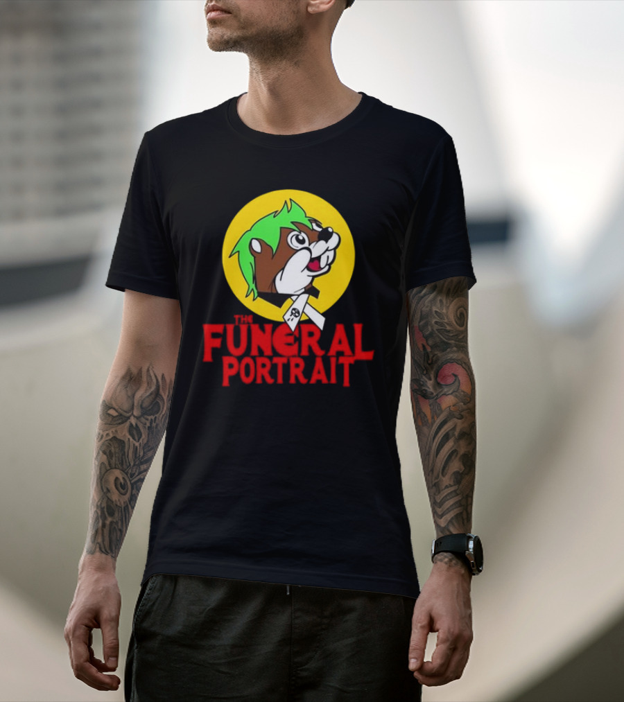 Buc-Ee’s The Funeral Portrait Skull Ribbon T-Shirt