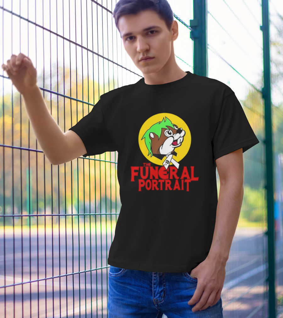 Buc-Ee’s The Funeral Portrait Skull Ribbon T-Shirt