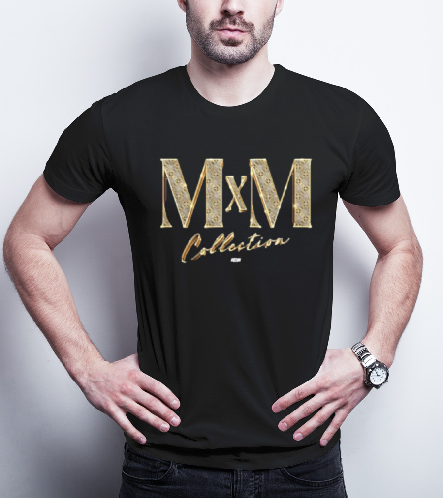 MxM Collection – Gold Text Style Design By MxM T-Shirt