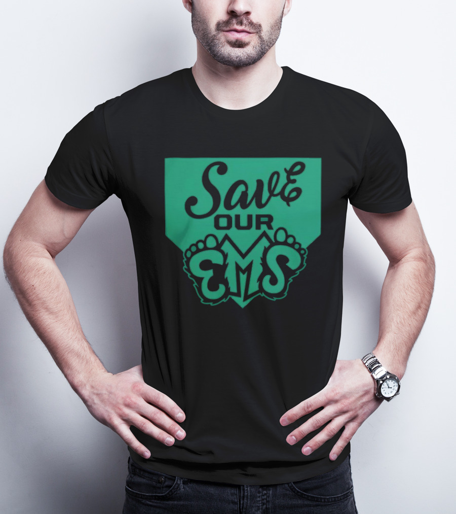 Eugene Emeralds Save Our Ems Team Spirit T-Shirt