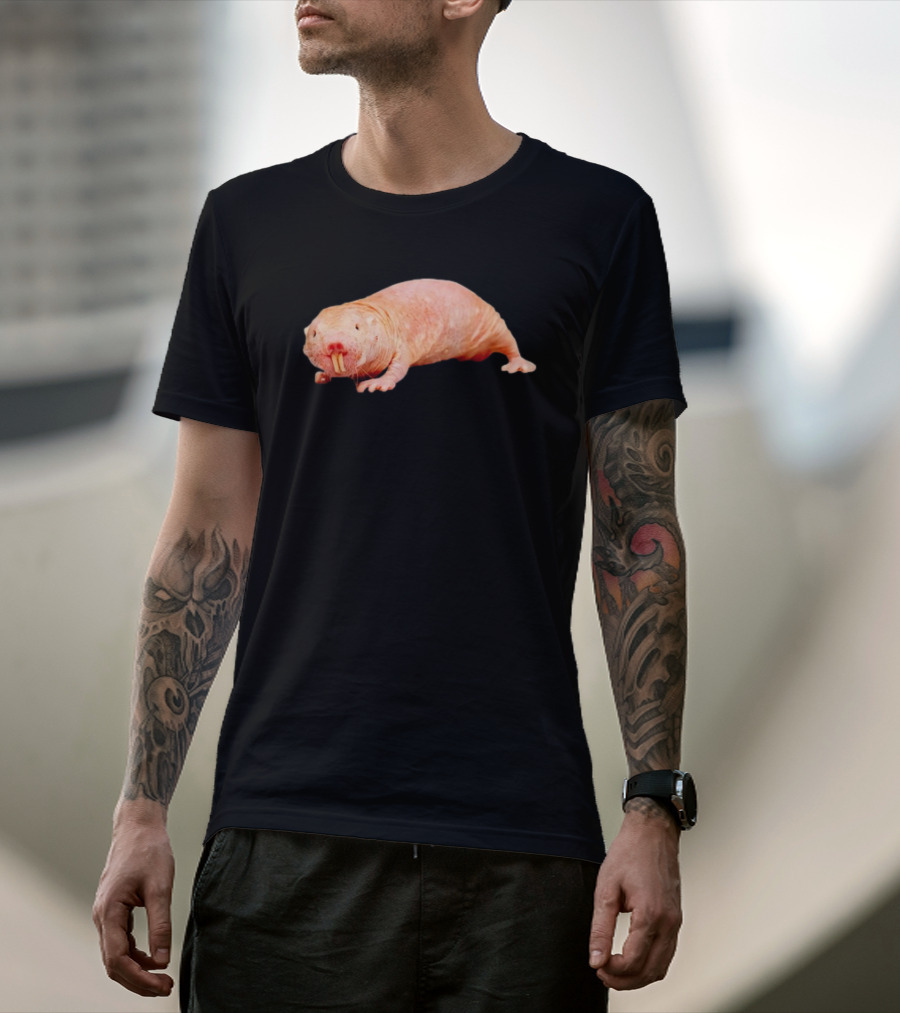 Naked Mole Rat Image On Clothing T-Shirt