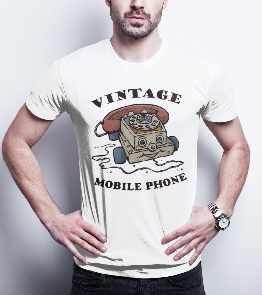 Vintage Chatter Telephone Mobile Phone Original T-Shirt