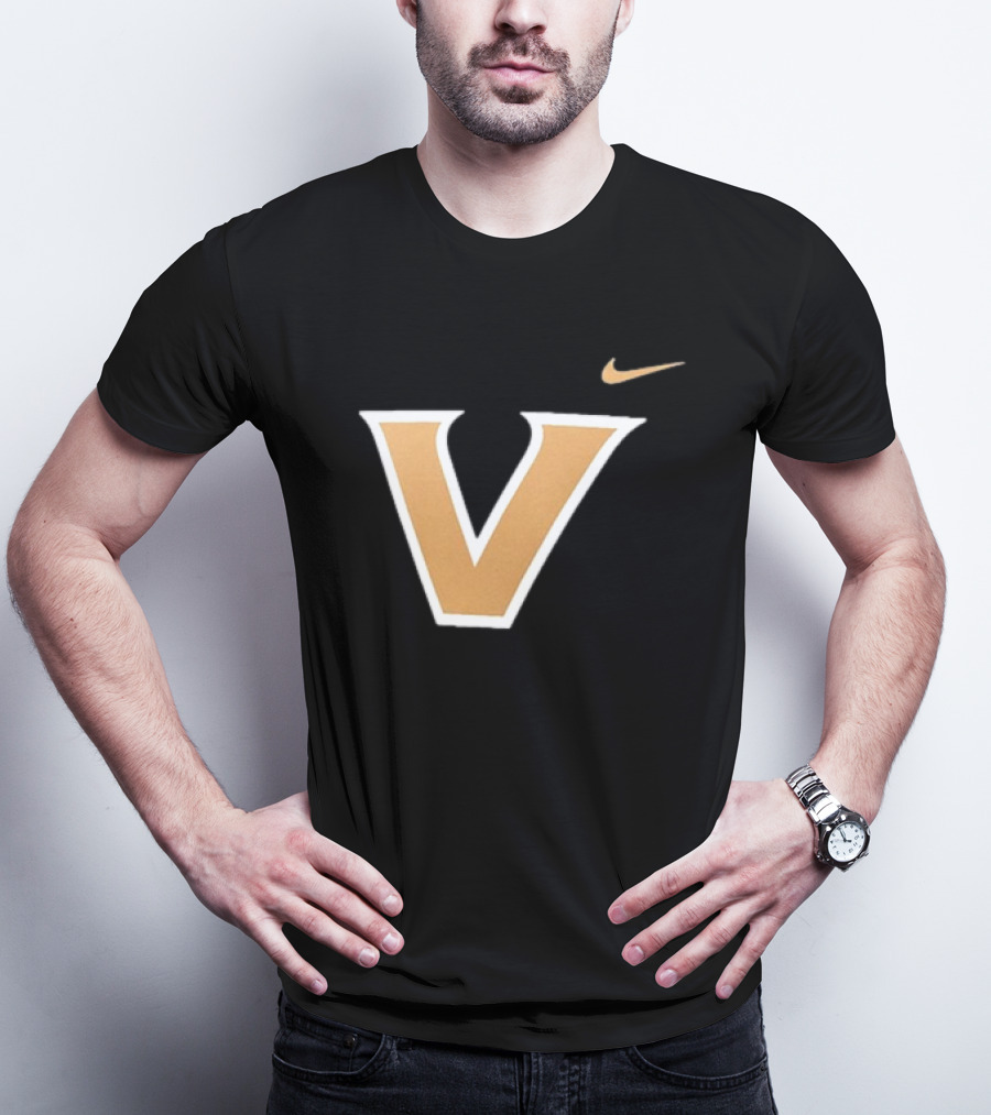 Vanderbilt Commodores Black V T-Shirt