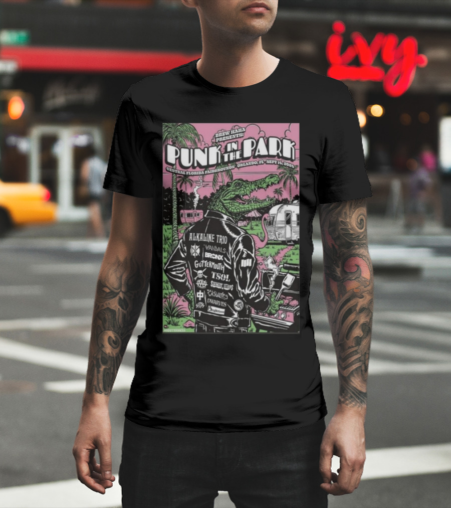 Punk In The Park Central Florida Fairgrounds Alkaline Trio Vandals Orlando Sep 14 T-Shirt