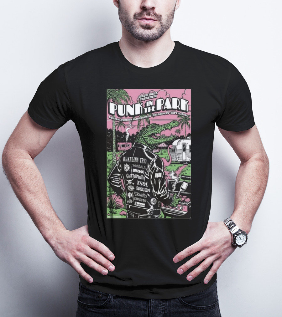 Punk In The Park Central Florida Fairgrounds Alkaline Trio Vandals Orlando Sep 14 T-Shirt