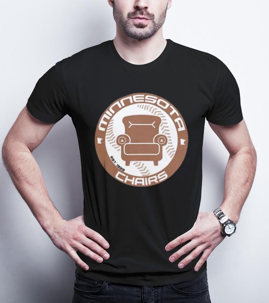 Jomboy Media Merch Minnesota Chairs Baseball Chair Logo Est. 1989 T-Shirt