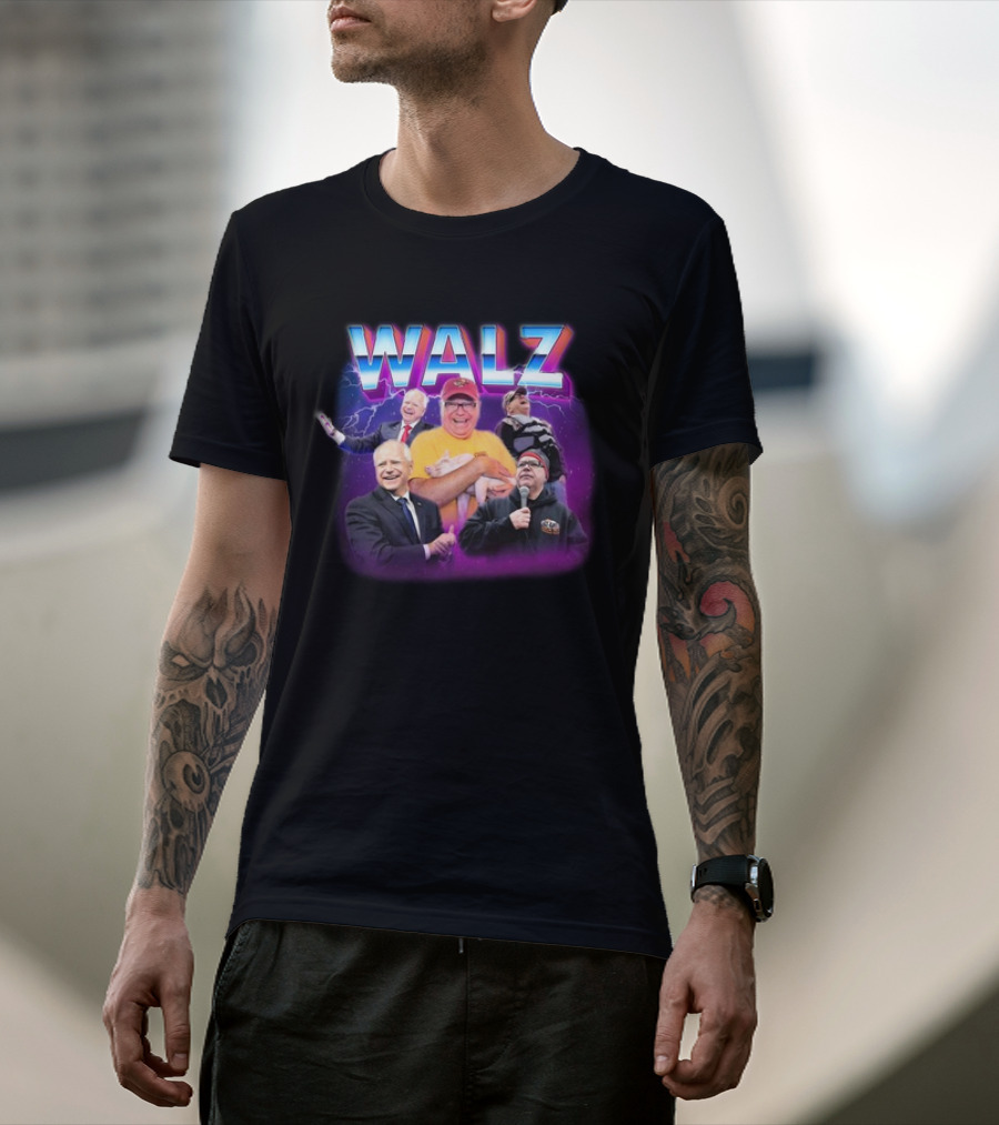 WALZ Lightning Background Bootleg T-Shirt