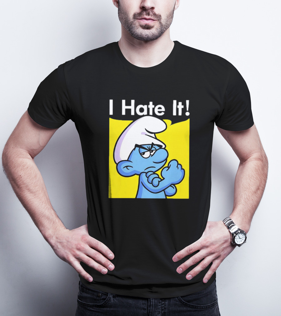 I Hate It Grouchy Smurf Rosie The Riveter T-Shirt