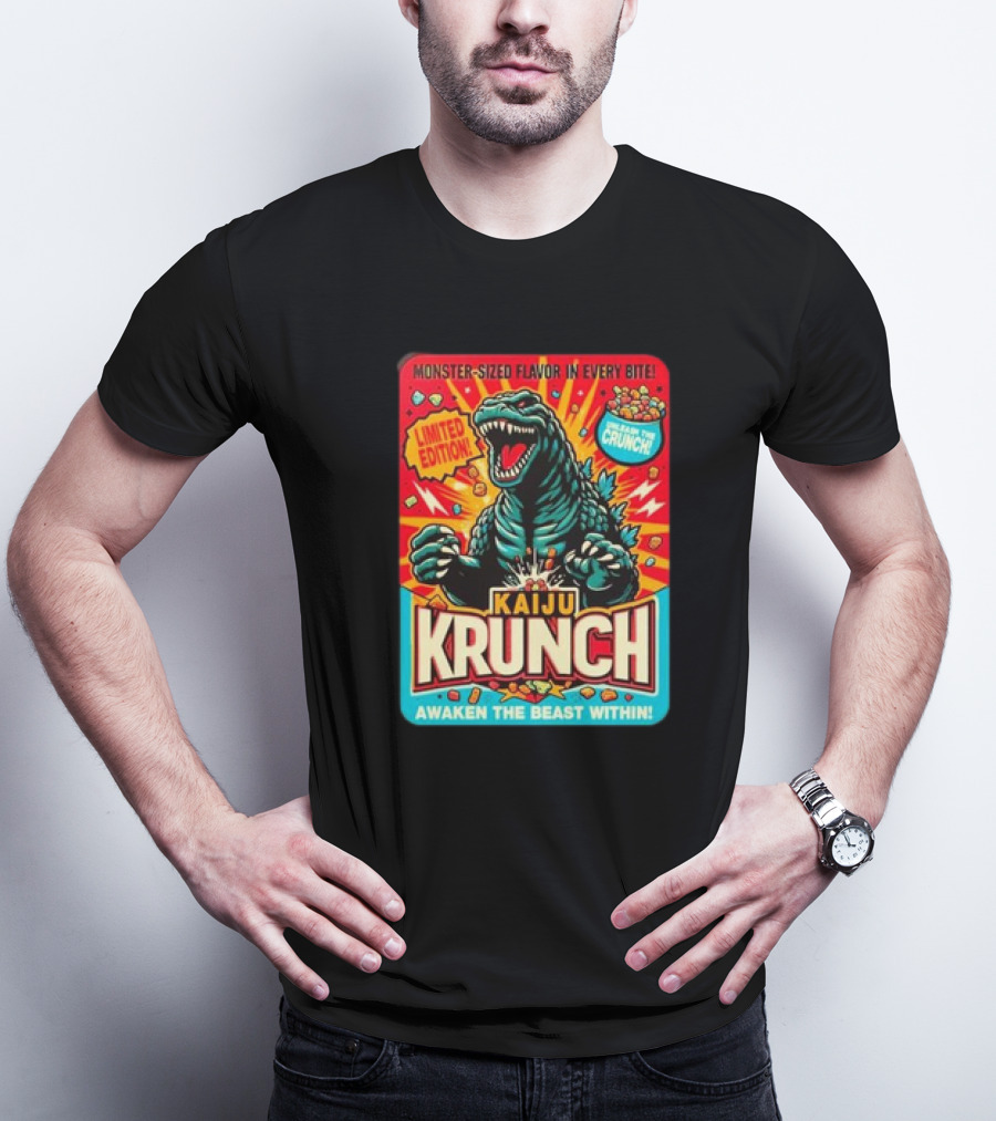 Kaiju Krunch Monster-Sized Flavor Awaken The Beast Within T-Shirt