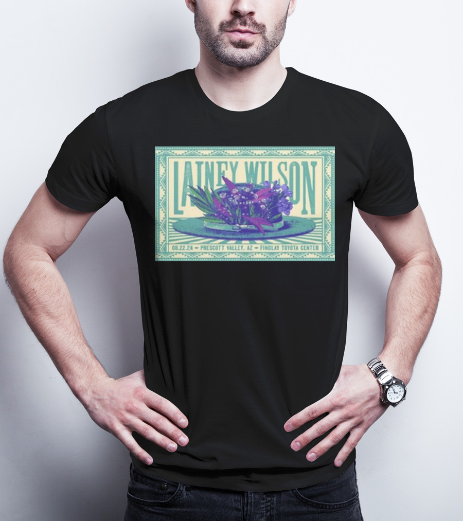 Lainey Wilson Prescott Valley AZ Findlay Toyota Center Aug 22 T-Shirt
