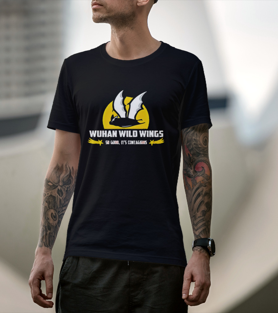 Wuhan Wild Wings So Good It's Contagious Bat T-Shirt