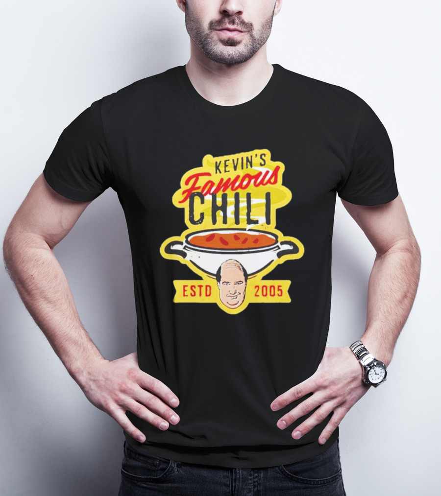 Kevin’s Famous Chili Estd 2005 Michael Wearing Badge T-Shirt