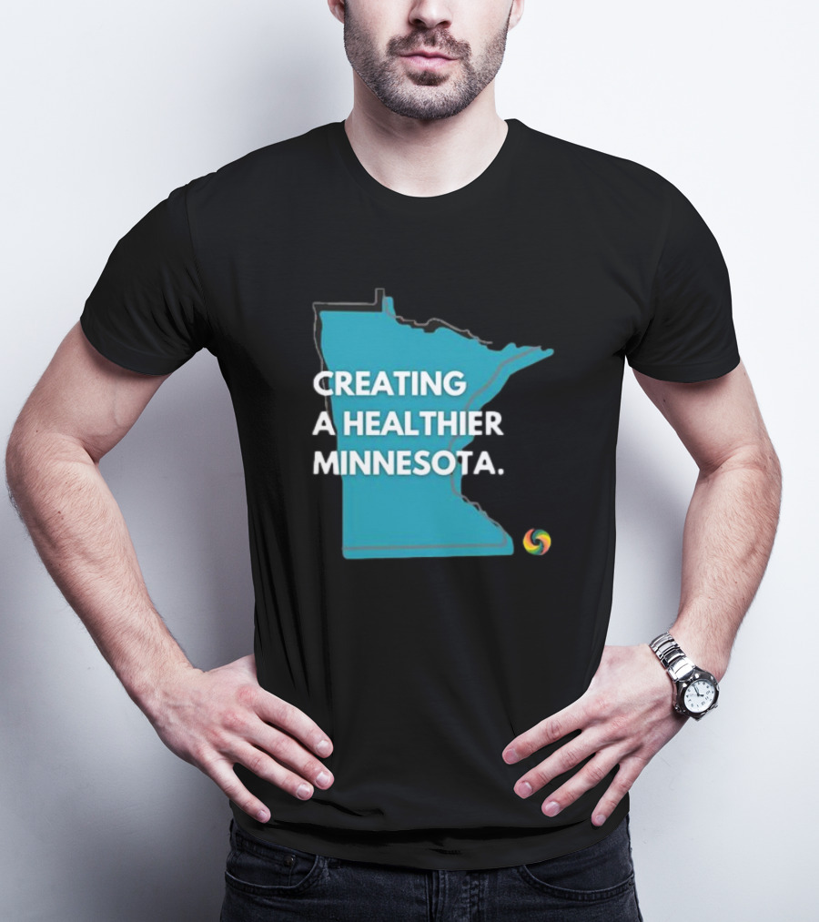 Creating A Healthier Minnesota State Logo With Swirl T-Shirt