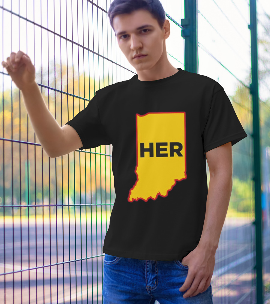 Indiana HER Map T-Shirt